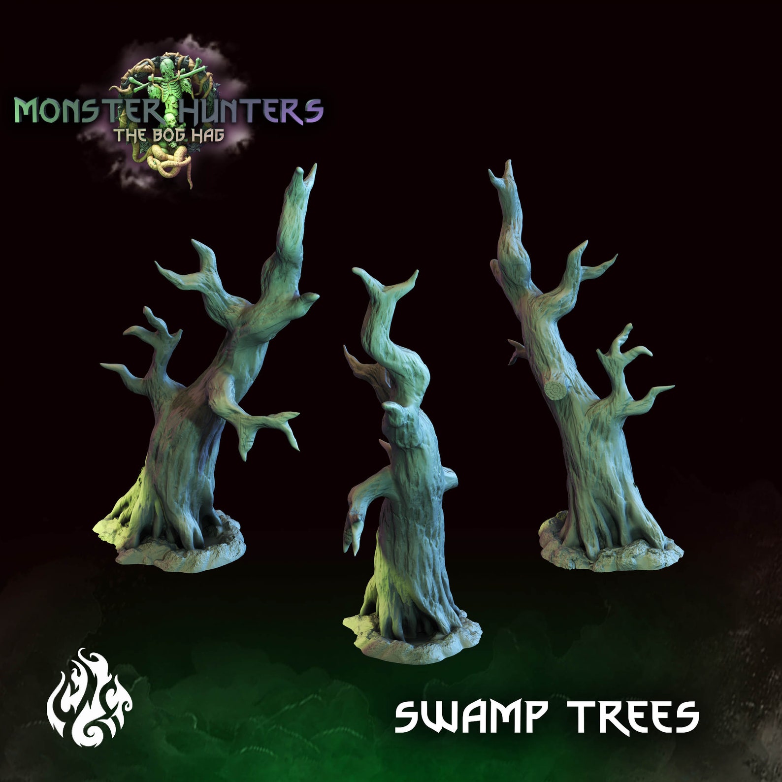 Swamp Tree Miniature Terrain Monster Hunters Crippled God - Etsy