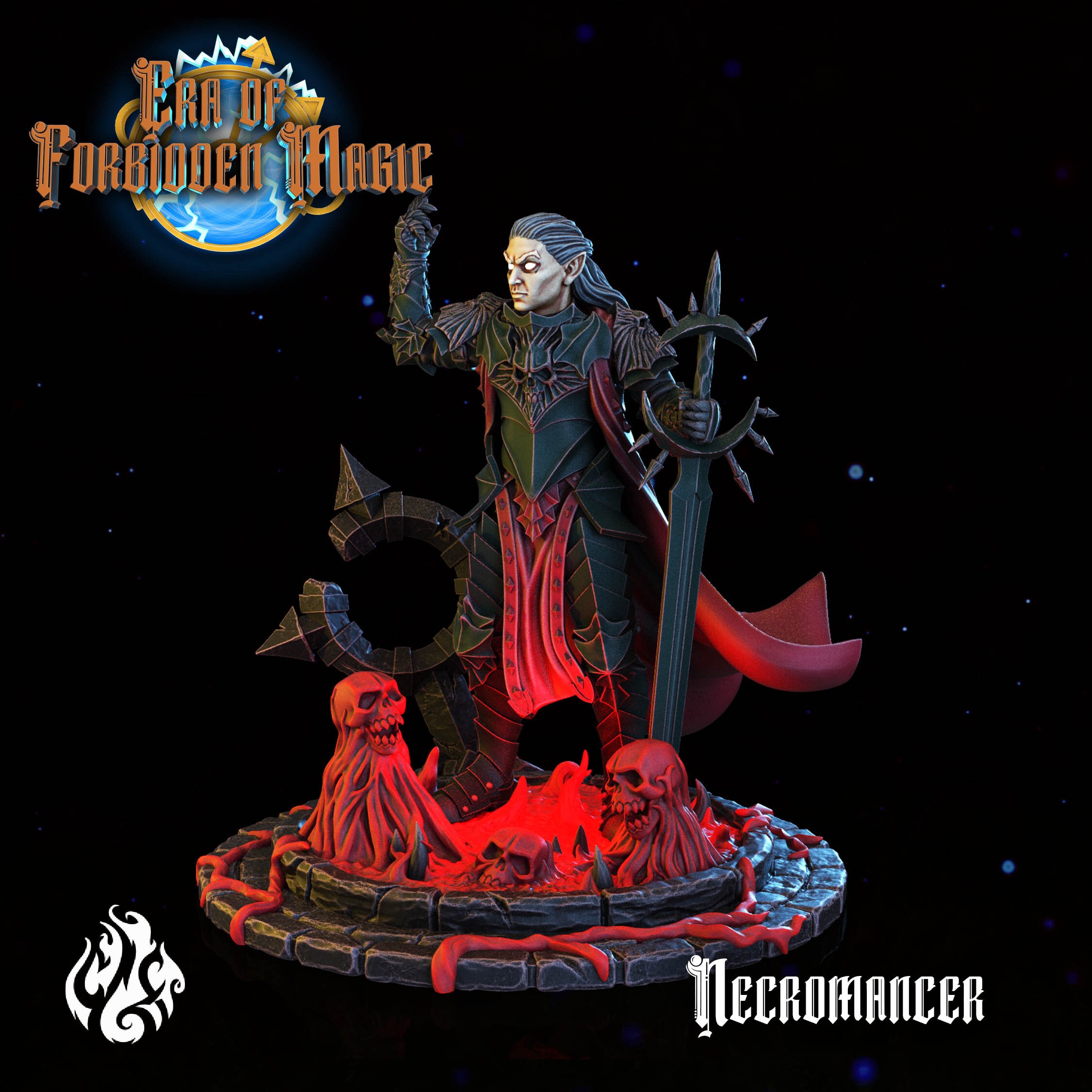 Necromancer Miniature Era of Forbidden Magic Crippled God | Etsy