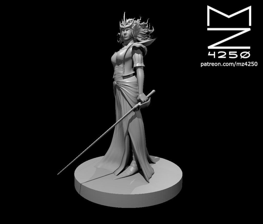 Baelnorn Lich Undead Elf Elves Female Fantasy Miniature - D&D 5e ...