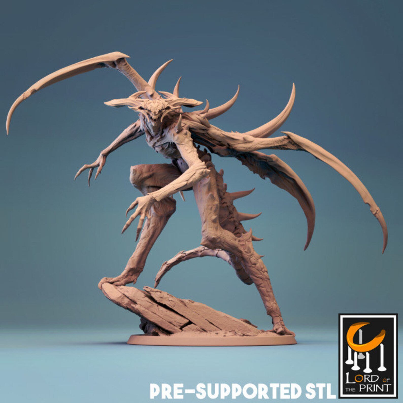 Tormentor Matriarch Miniature - Four Horsemen - Lord of the Print - D&D ...