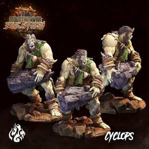 Cyclops Miniature - Bone and Flesh - Crippled God Foundry - D&D 5e ...