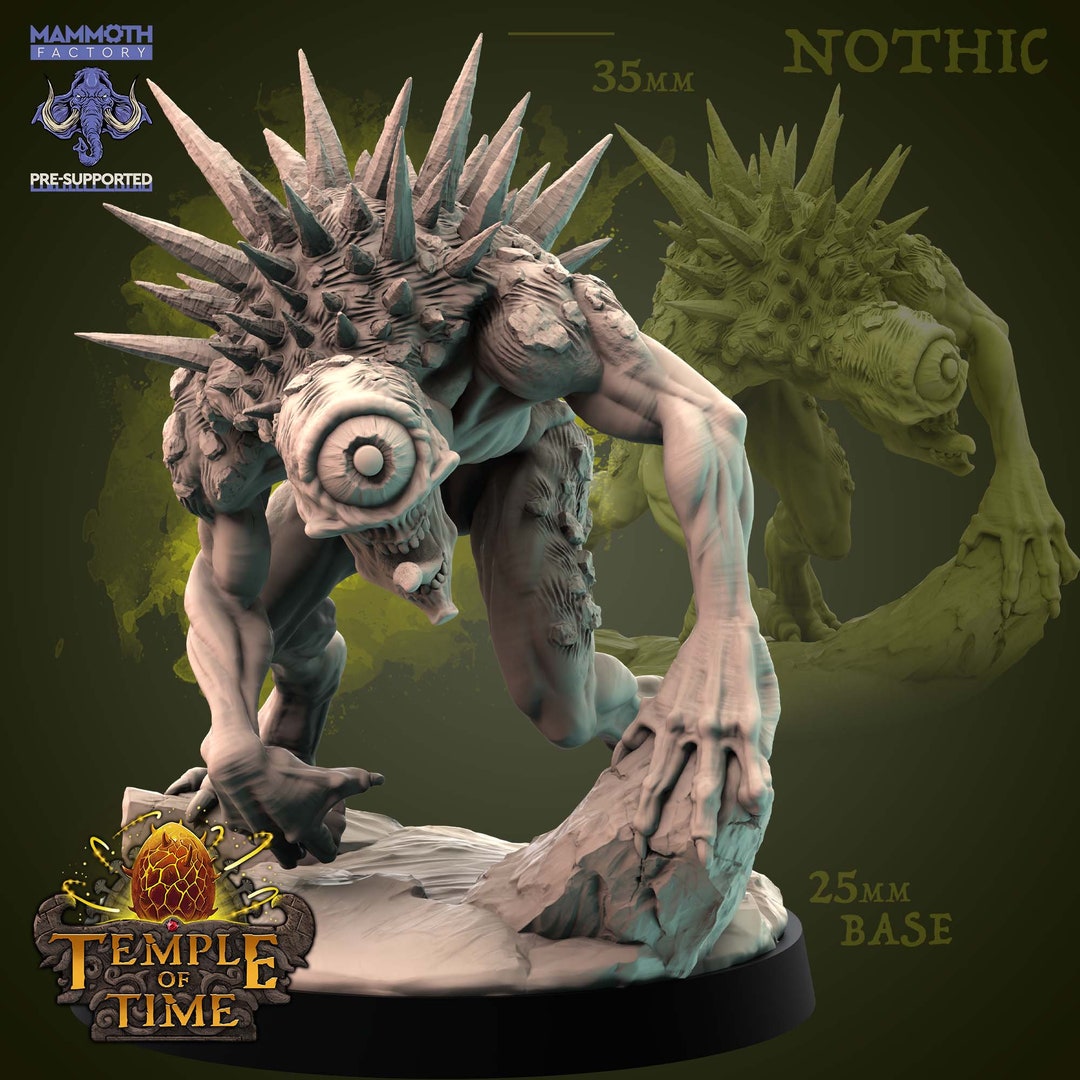 Nothic Miniature - Medium Aberration - Temple of Time - Mammoth Factory ...