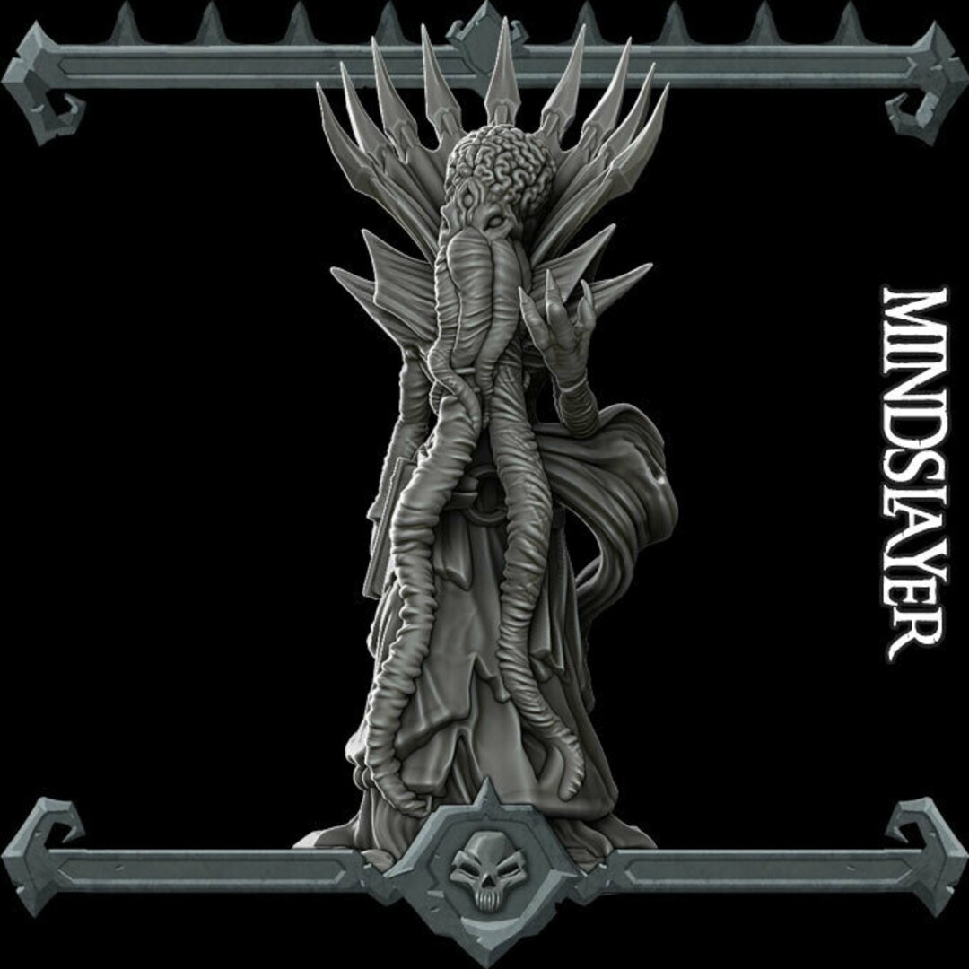 Mind Flayer / Slayer Miniature - Rocket Pig Games - D&D 5e - Dungeons ...