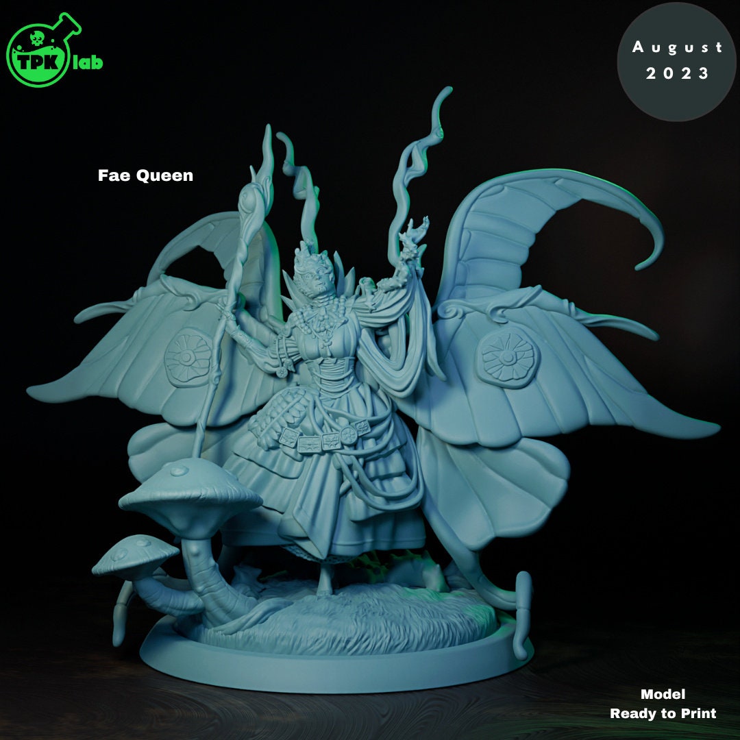 Fae Queen Miniature- TPK Labs- D&D 5e - Dungeons and Dragons - Tabletop ...