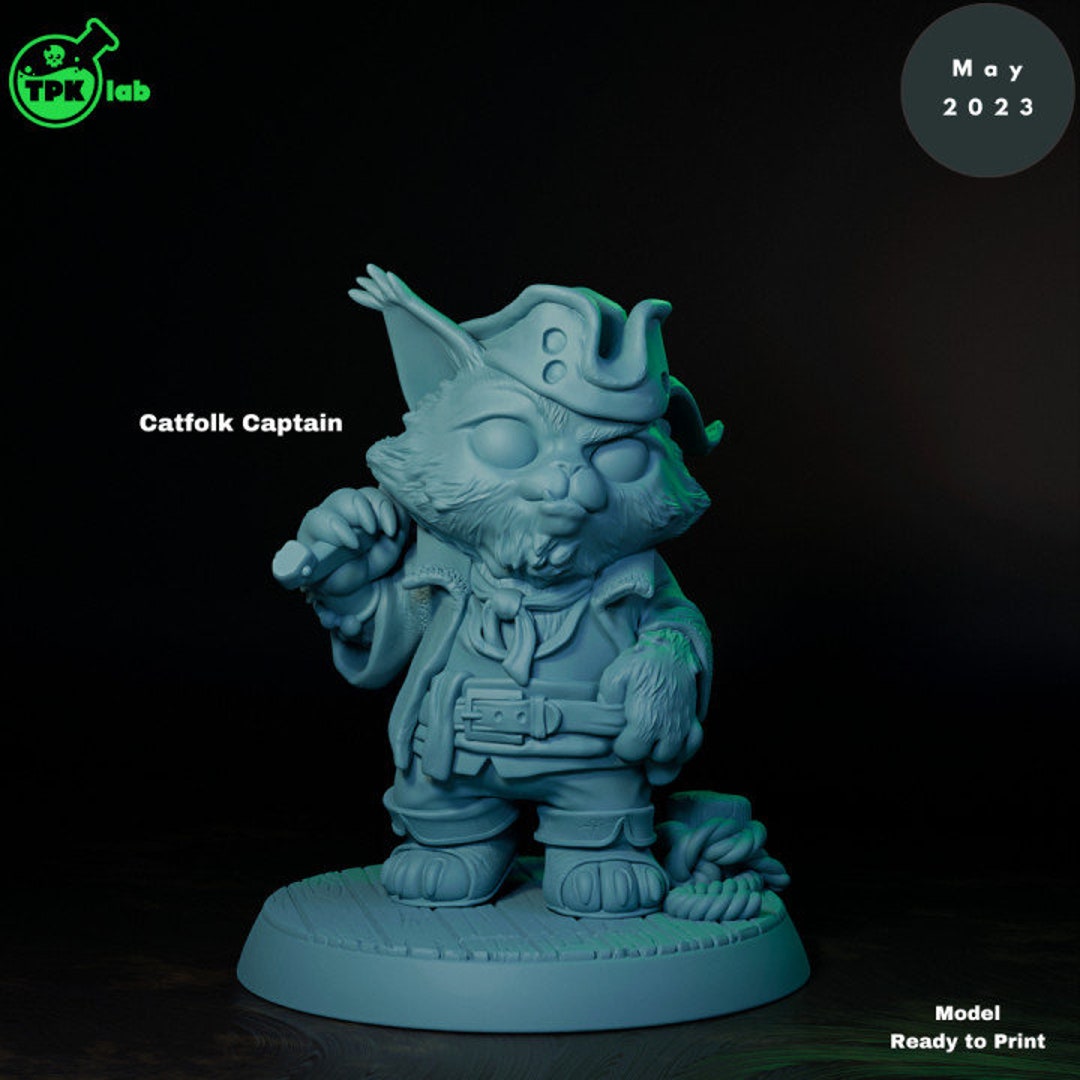 Catfolk Captain- Pirates - TPK Labs- D&D 5e - Dungeons and Dragons ...