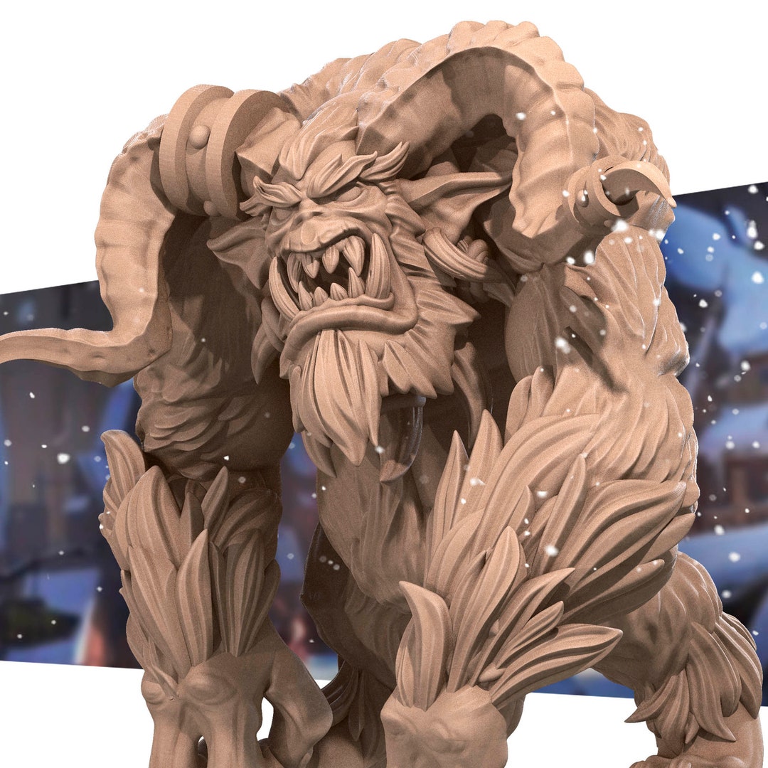 Yeti Monster Miniature- Fishing Village- Bite the Bullet - D&D 5e ...