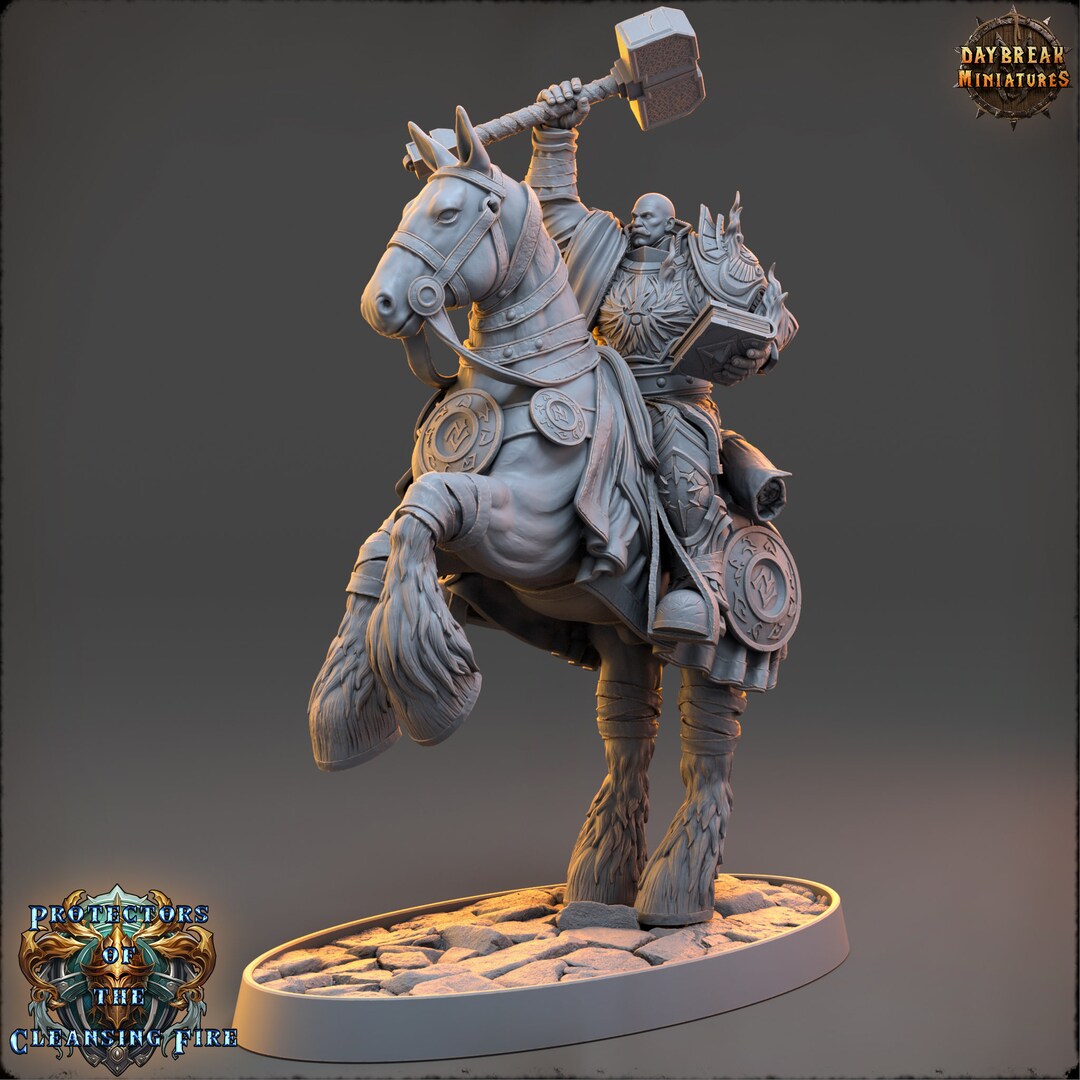 Count Ignatius Pyrethorn- Human Paladin Miniature- Protectors of the ...
