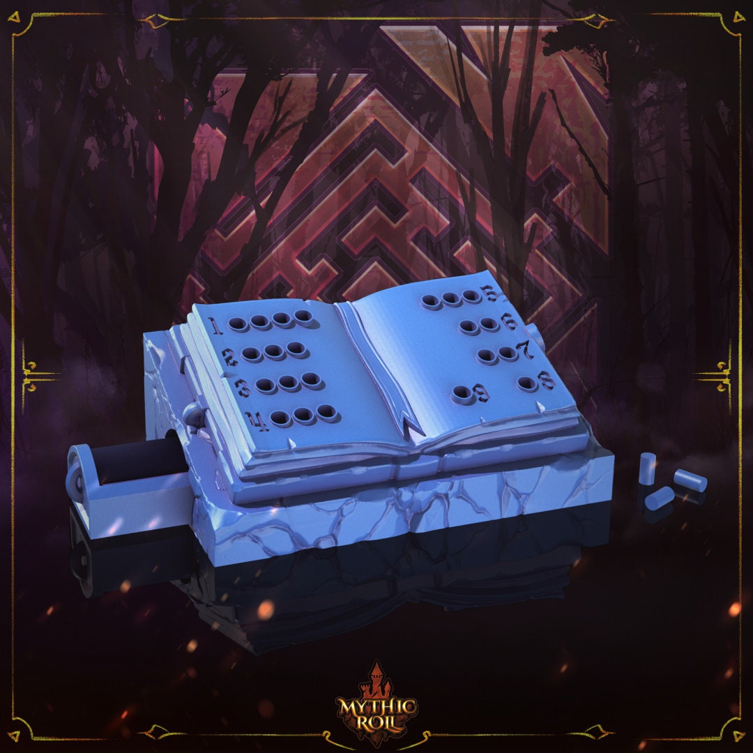 Spell Book Spell Slot Tracker - Mythic Roll - Dice Acessories - D&D 5e ...