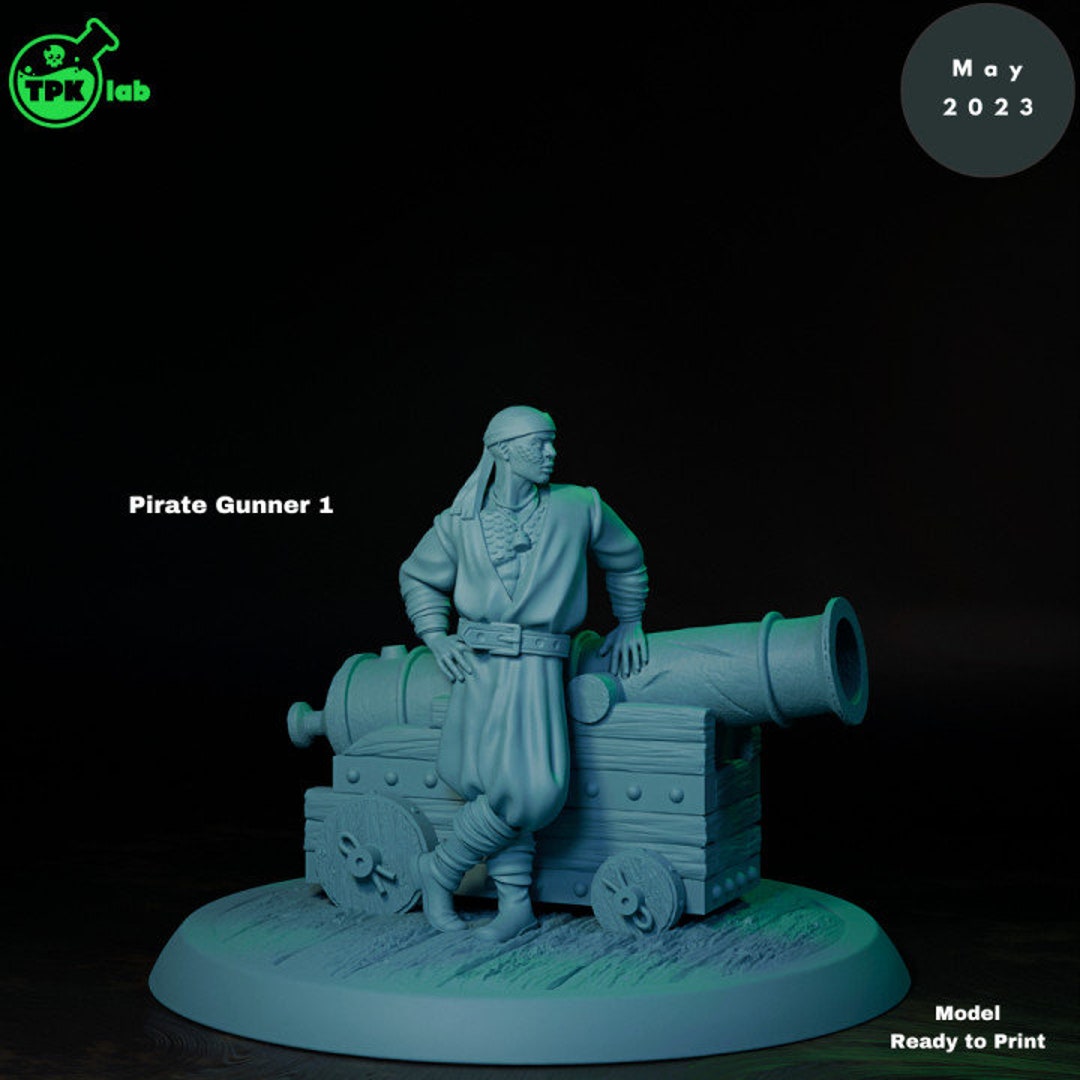Pirate Gunner 1- Pirates - TPK Labs- D&D 5e - Dungeons and Dragons ...