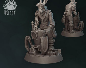 Harengon / Rabbitfolk Bard Miniature Warriors and Warrens - Etsy