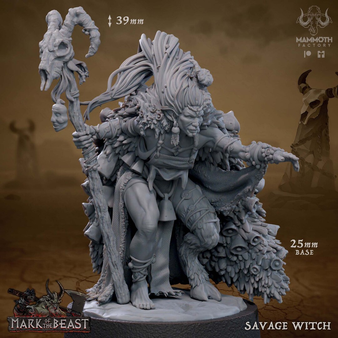 Savage Witch- Mark of the Beast- Mammoth Factory - D&D 5e - Dungeons ...