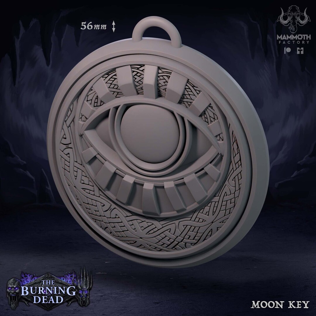 Sun/moon Key Props the Burning Dead Mammoth Factory D&D 5e Dungeons and ...
