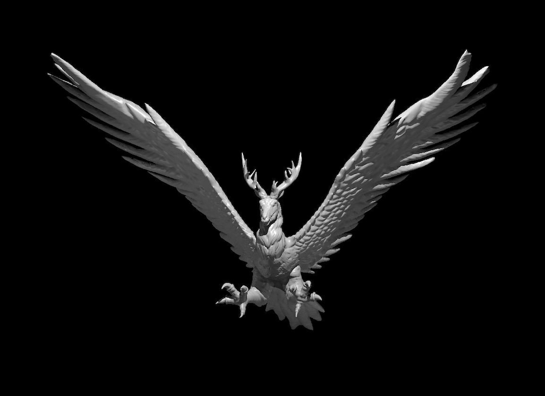 Peryton Magical Beast MZ4250 Fantasy Miniature - D&D 5e - Dungeons and ...