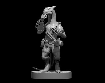 Kobold Alchemist Naag the Kobold Inventor 28mm Miniatures for Tabletop ...