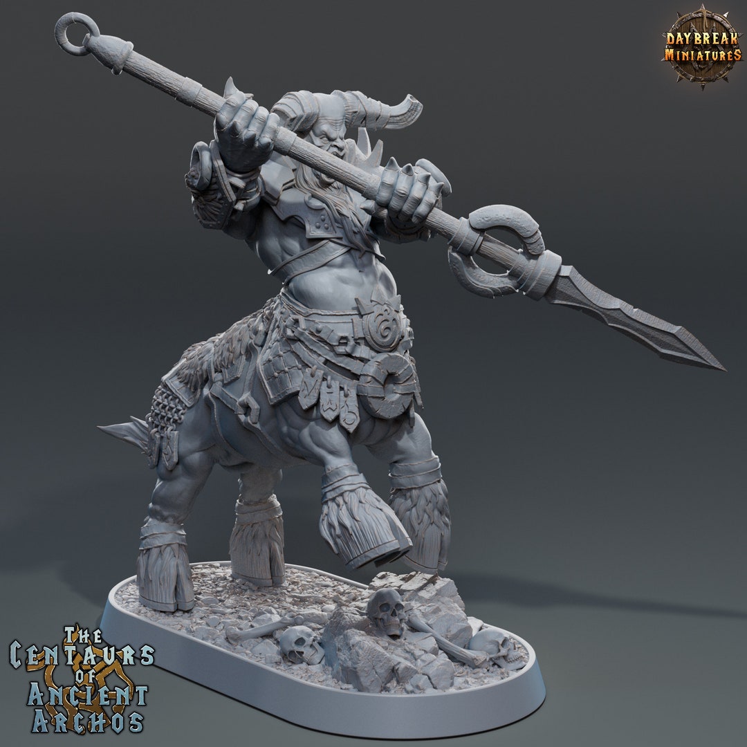 Zaka Ironpike Centaur Miniature the Centaurs of Ancient Archos Daybreak ...