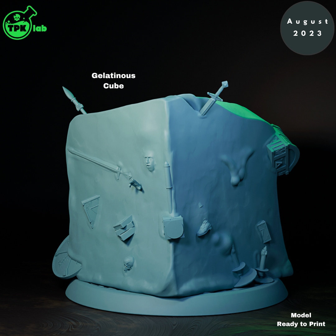 Gelatinous Cube- TPK Labs- D&D 5e - Dungeons and Dragons - Tabletop ...