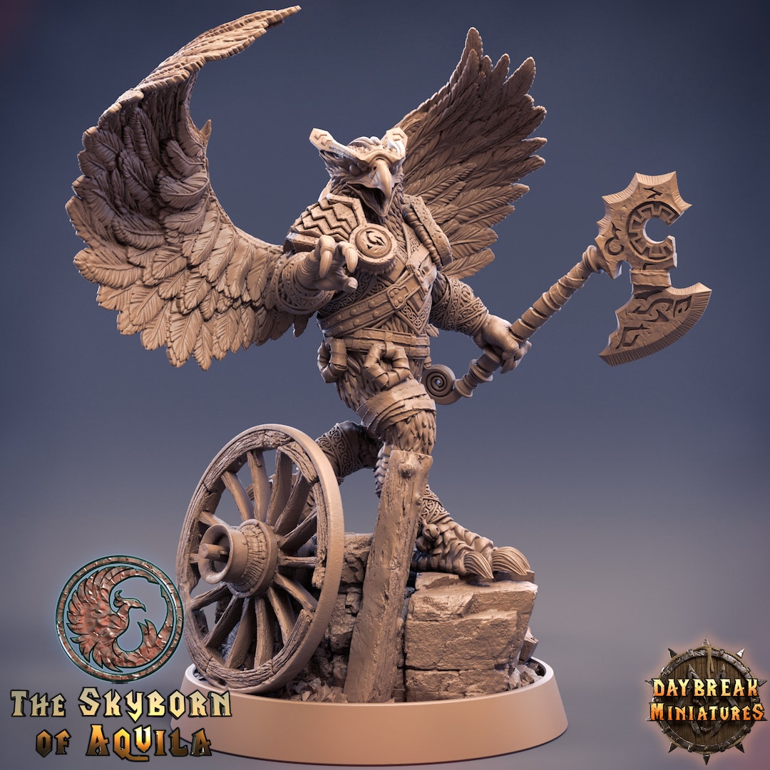 Aarakocra Miniature Airo Skycrusher Skyborn Of Aquila Daybreak D