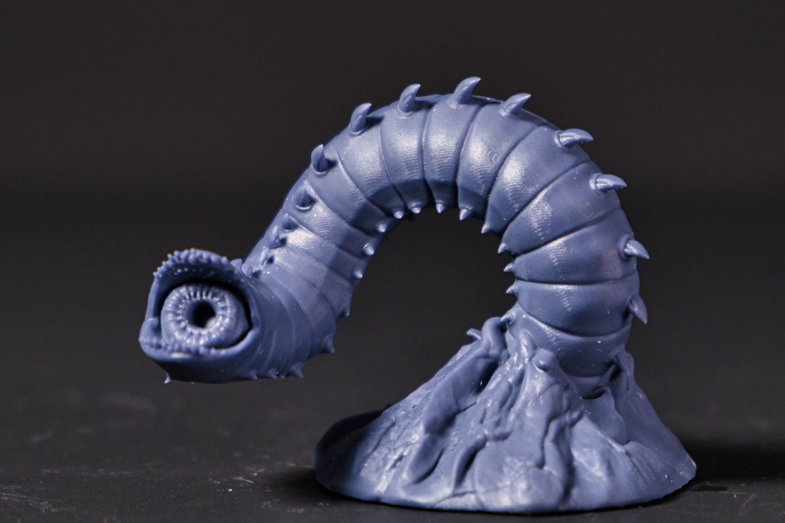 Purple Worm Gargantuan Monstrosity D&D 5e Fotis Mint - Etsy
