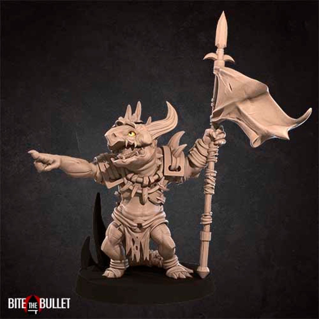 Kobold Squad Leader Miniature Kobolds Bite the Bullet D&D - Etsy