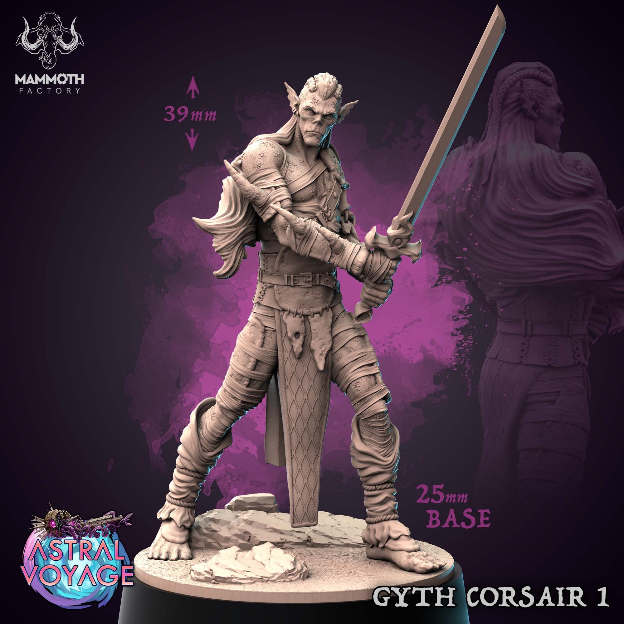 Gyth / Gith Adepts / Corsair Miniature - Three Styles - Astral Voyage ...