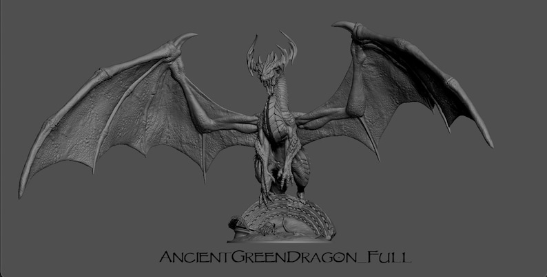 Ancient Green Dragon - Lord of the Print - D&D 5e - Dungeons and ...