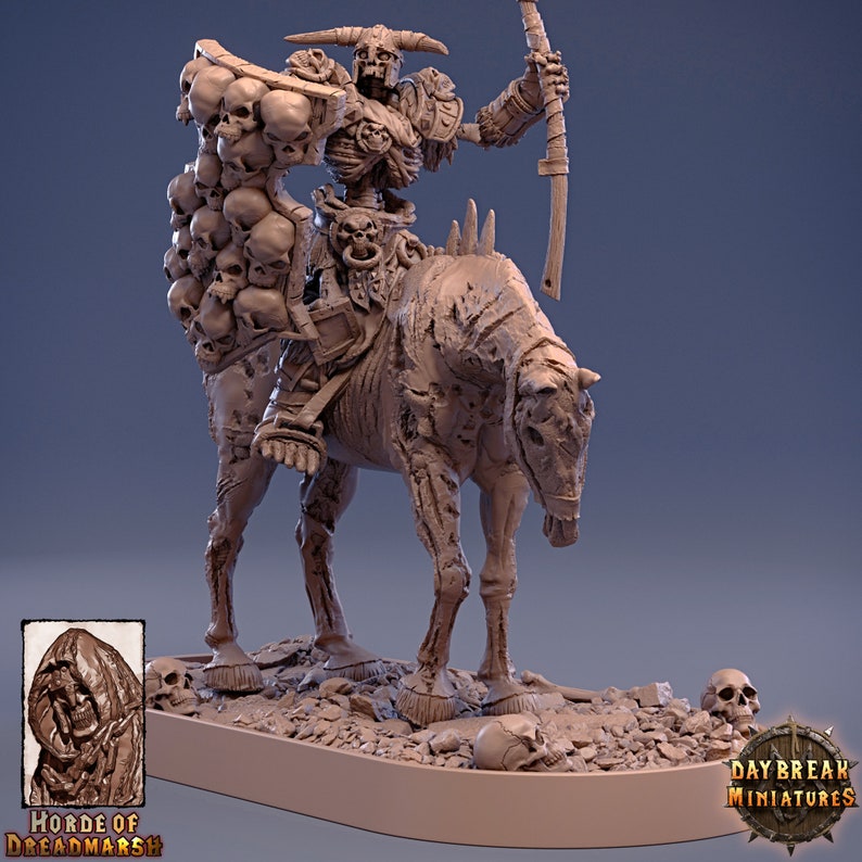 Commander Ash Skeleton Miniature - Horde of Dreadmarsh - Daybreak - D&D ...