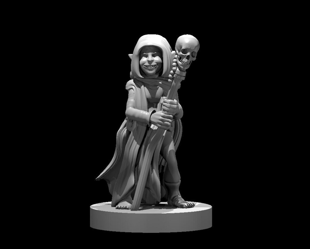 Goblin Warlock Miniature - MZ4250 - D&D 5e - Dungeons and Dragons ...