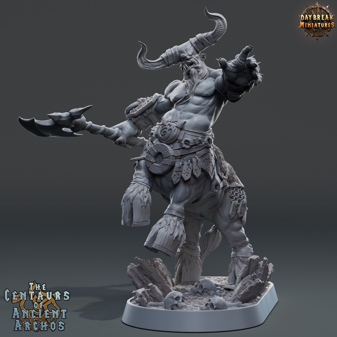 Aran Gutrunner Centaur Miniature- the Centaurs of Ancient Archos ...