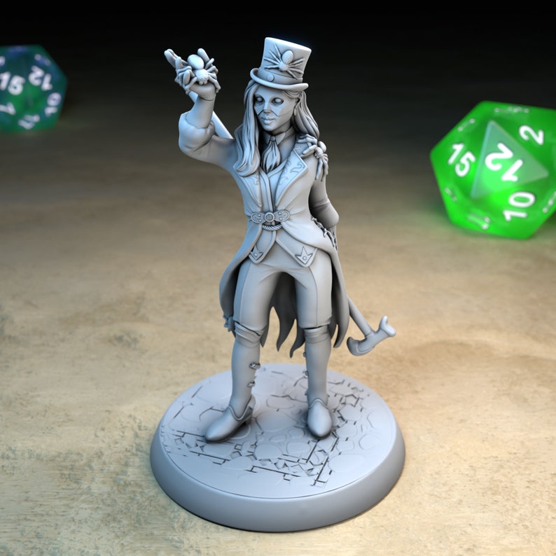 Charlatan Miniature - Male or Female - TPK Labs - D&D 5e - Dungeons and ...