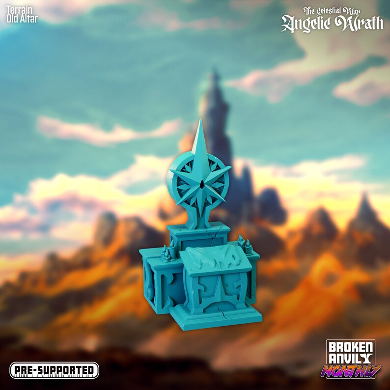 Celestial War Terrain Miniature Broken Anvil D&D 5e | Etsy