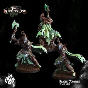Blight Elf Miniature - the Rotting One - Crippled God Foundry - D&D 5e ...