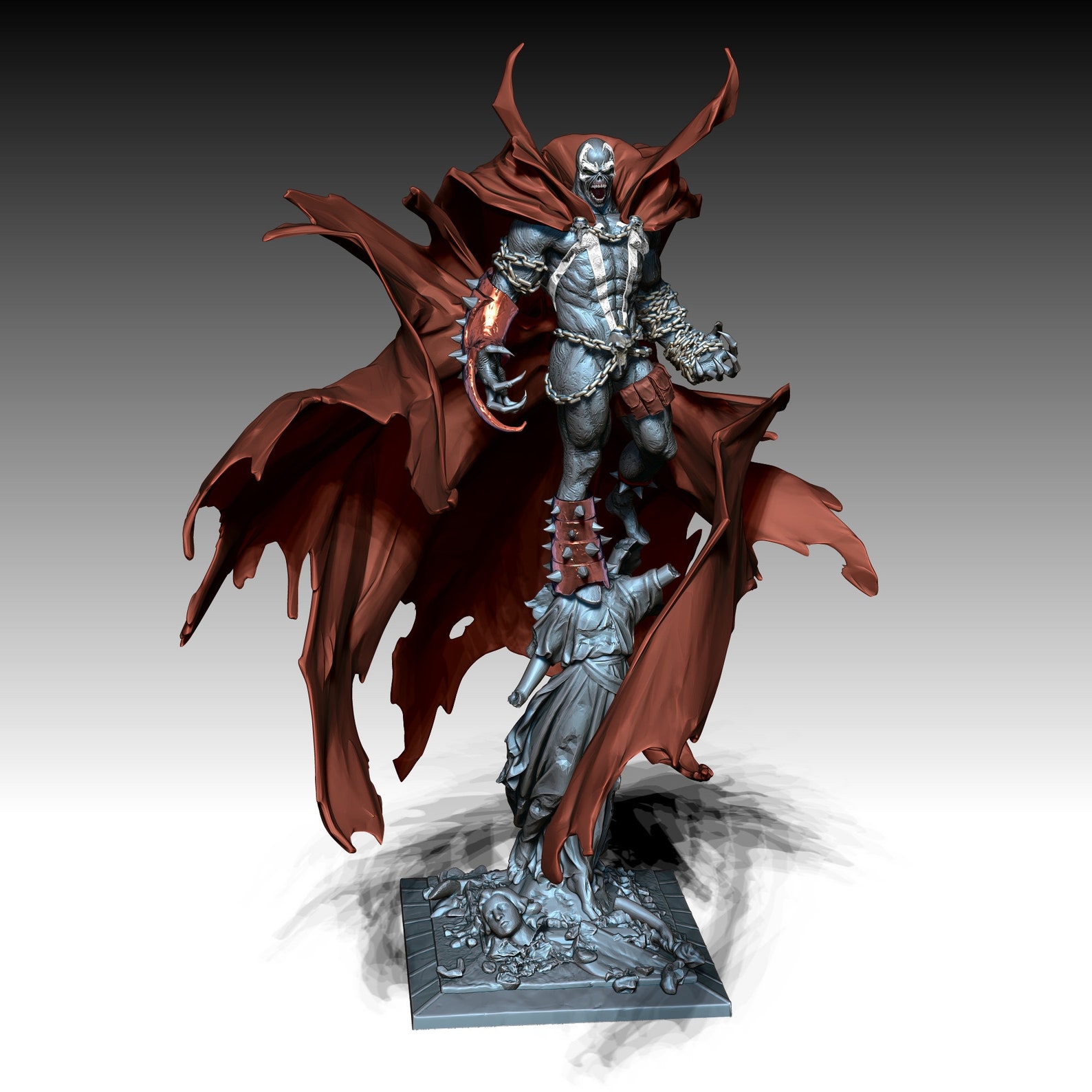 Spawn Figure 1:24 Scale | Etsy