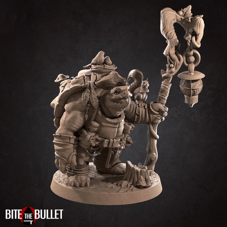 Tuotar Tortle Miniature Bite the Bullet D&D 5e Dungeons - Etsy