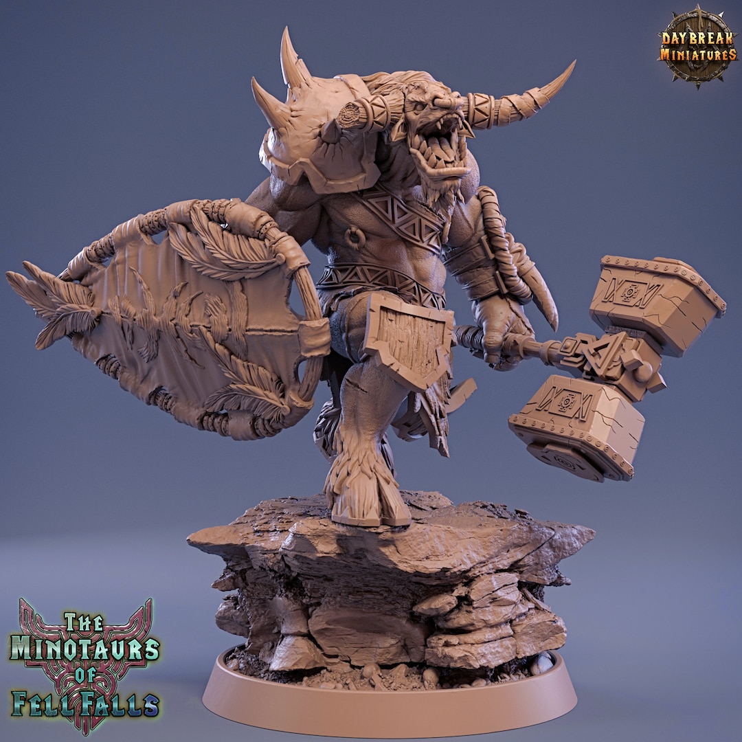 Dargo Foul - Minotaur Large Monstrosity Miniature - Minotaurs of Fell ...