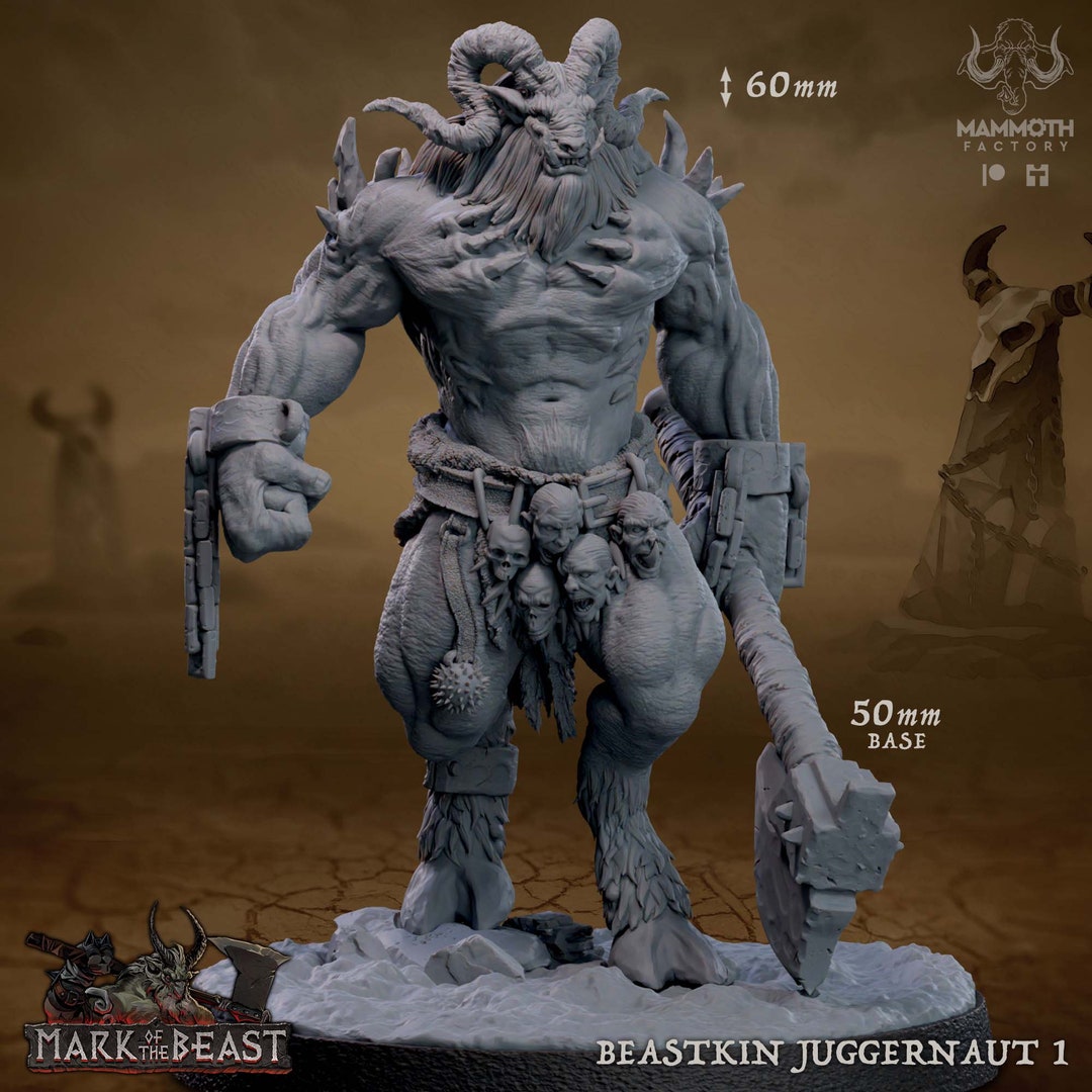 Beastkin Juggernaut- Mark of the Beast- Mammoth Factory - D&D 5e ...