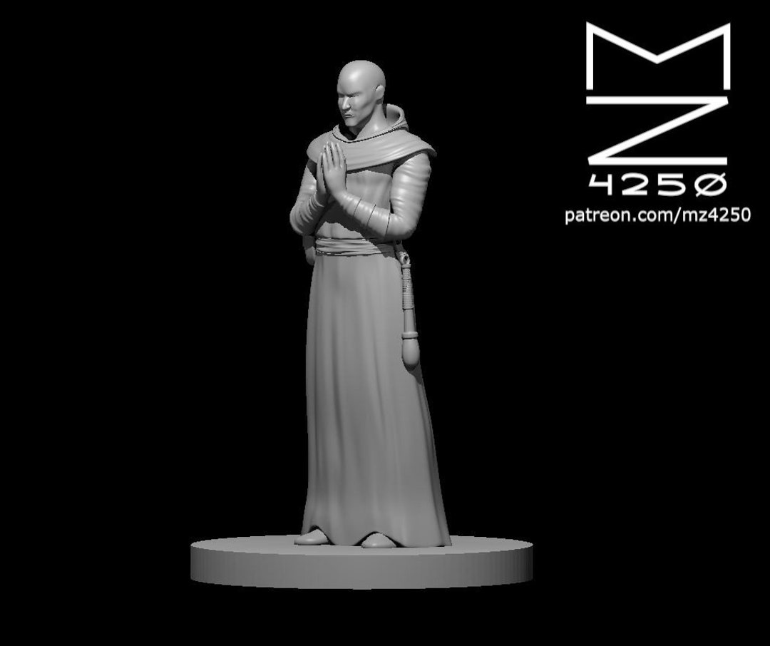 Acolyte Miniature - Male or Female - MZ4250 - - D&D 5e - Dungeons and ...
