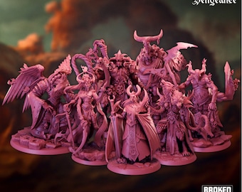 Demonic Prisoner Demon Beast Monster Dungeons of Thamarya 3d 28mm ...