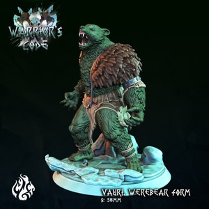 Werebear Miniature Form Miniature Warriors Code - Crippled God Foundry ...