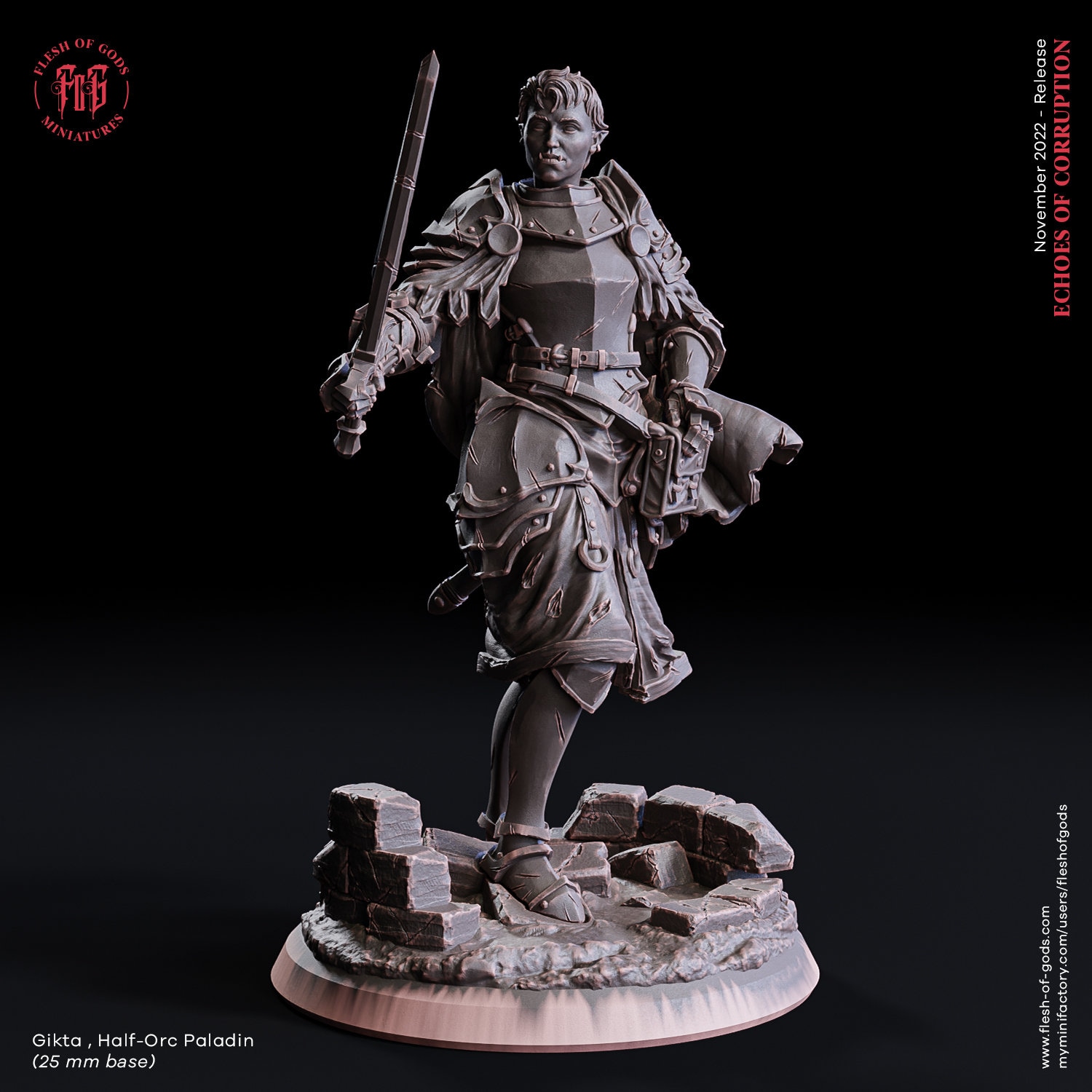 Half Orc Paladin Miniature Half Orc | Forgotten Realms Wiki | Fandom