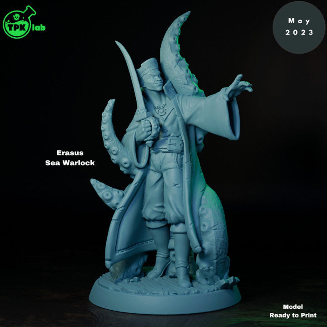 Erasus Sea Warlock- Pirates - TPK Labs- D&D 5e - Dungeons and Dragons ...