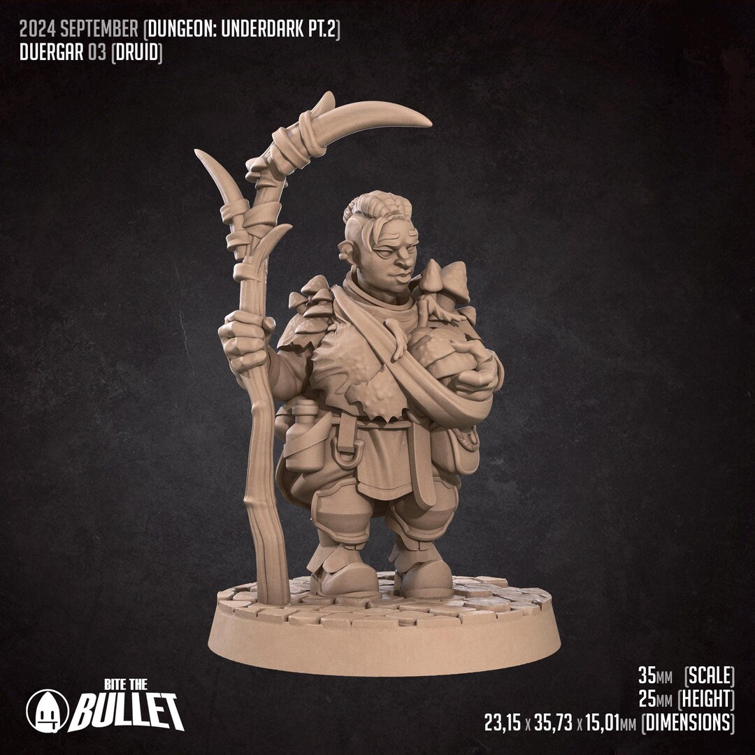 Duergar/dwarf Ranger Miniature Dungeon Underdark Pt. 2 Bite the Bullet ...