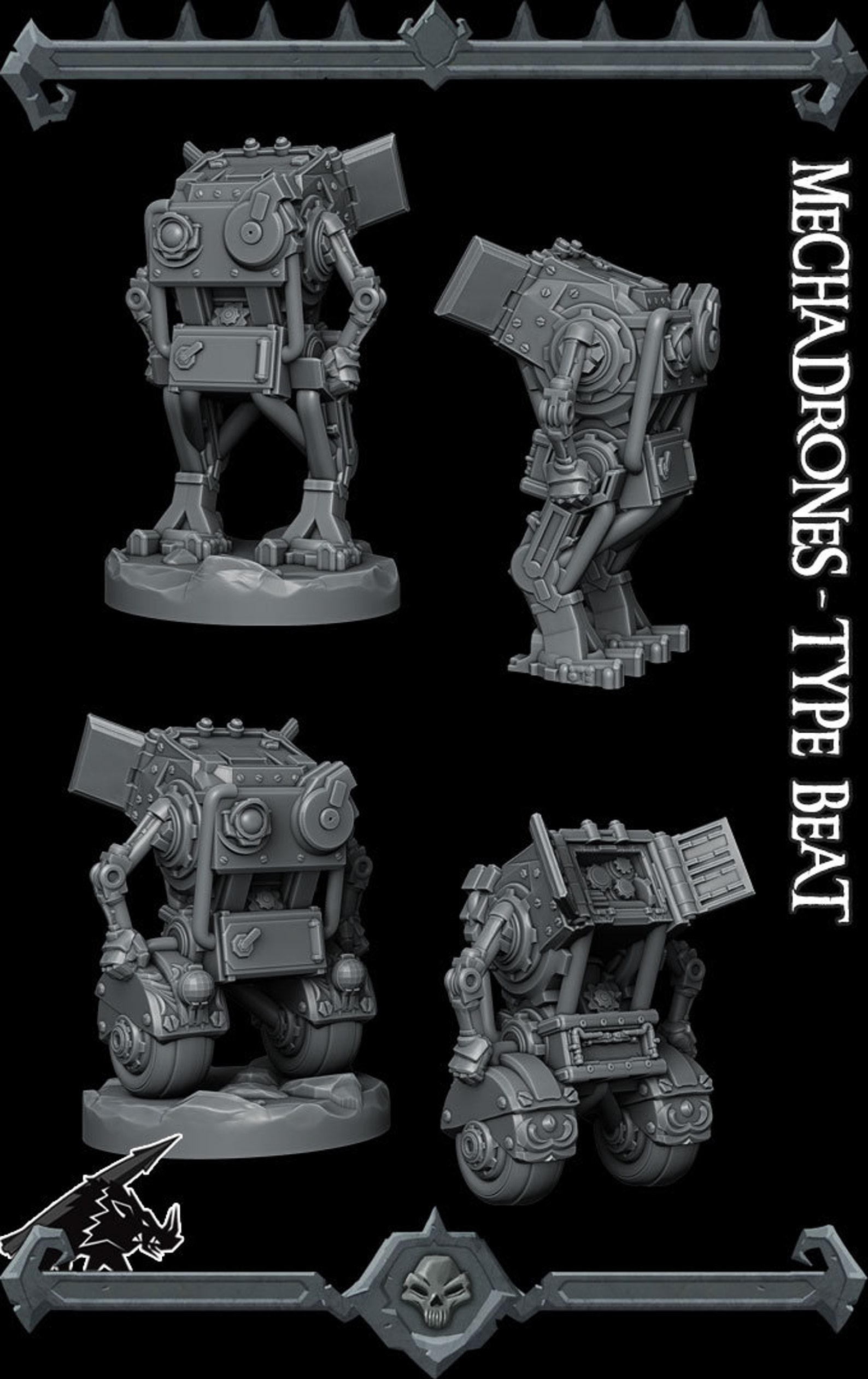 Mecadrone Miniature Rocket Pig Games D&D 5e Dungeons and - Etsy