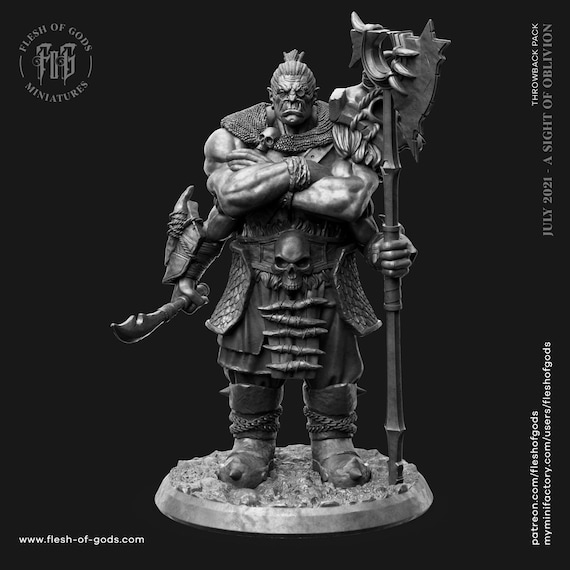 Drenosh Orc God Miniature Infinity and the Void Flesh of - Etsy