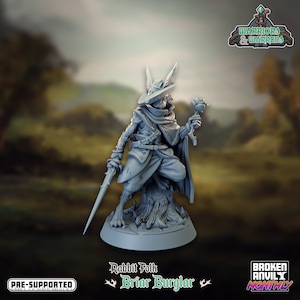 Rabbit Folk Miniature - Warriors and Warrens - D&D 5e - Dungeons and ...