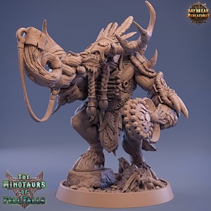 Talos Frakk - Minotaur Large Monstrosity Miniature - Minotaurs of Fell ...