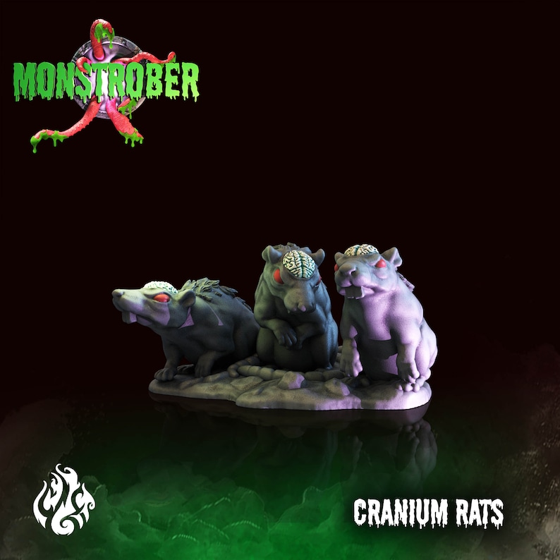 Cranium Rats Miniature Crippled God Foundry D&D 5e - Etsy