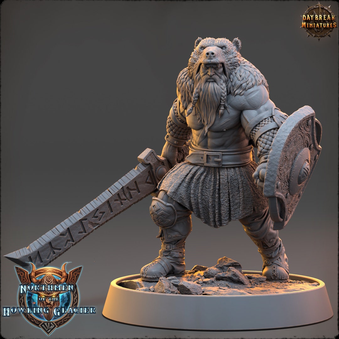 Magnar Runeblade- Viking Miniature- Northmen of the Howling Glacier ...