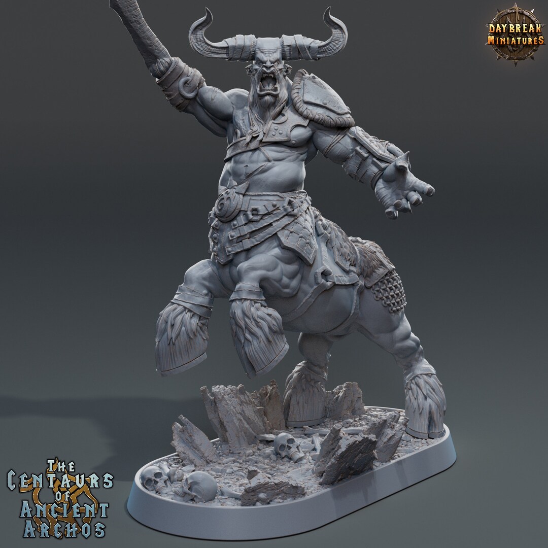 Histram Brawler Centaur Miniature- the Centaurs of Ancient Archos ...