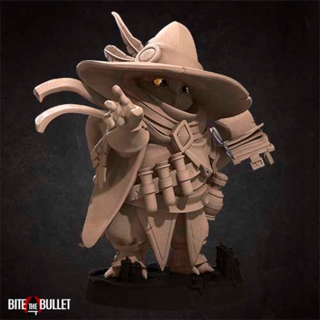 Wizard Owlfolk Bite the Bullet D&D 5e Dungeons and Dragons Pathfinder ...