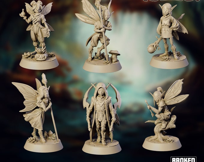Fairy Bundle Fey Galaad Miniatures 28-32mm - Etsy